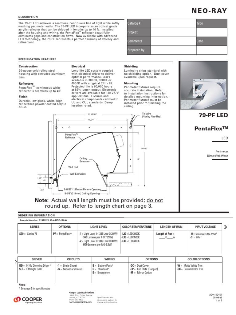 Neo Ray 79Ppf Spec | Download Free PDF | Light Emitting Diode | Electromagnetic Radiation