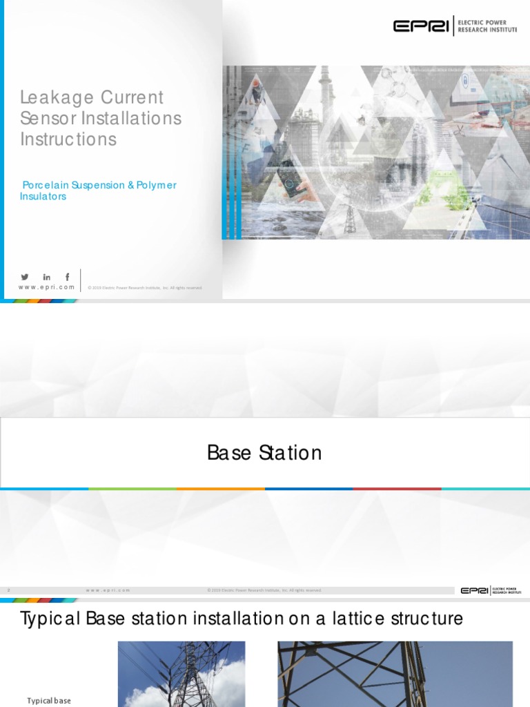 EPRI-Leakage Current Sensor Installation Instructions | PDF | Insulator ...