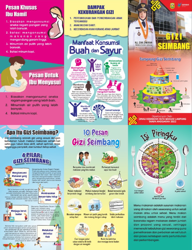 4 - Leaflet Gizi Seimbang | PDF