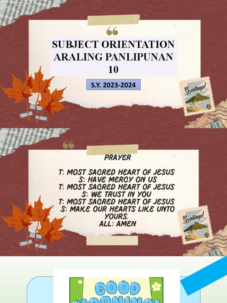 Subject Orientation AP10 | PDF | Health Care | Hygiene