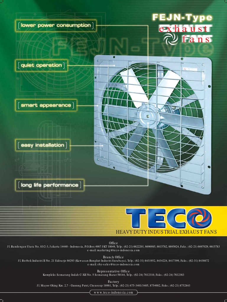 Exhaust Fan-FEJN | PDF