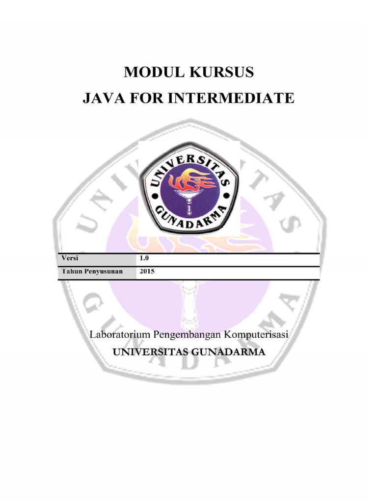 Pert1 - Graphical User Interface Menggunakan Bahasa Pemrograman Java | PDF