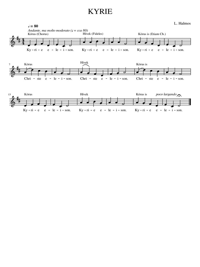 KYRIE | PDF