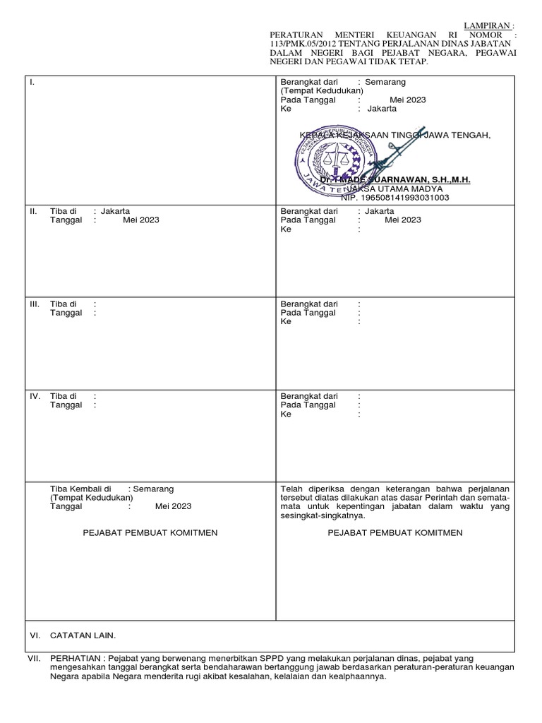 SPPD Stempel PPPJ Ta 2023 | PDF