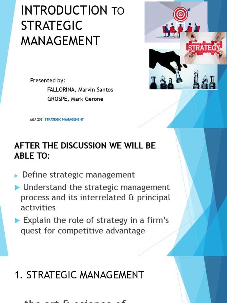 Module 1 Intro To Strat Man | Download Free PDF | Strategic Management ... Module 1 Intro To Strat Man | Download Free PDF | Strategic Management ...