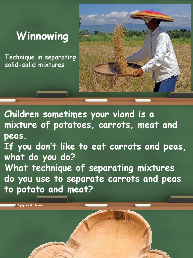 Winnowing | PDF | Mixture