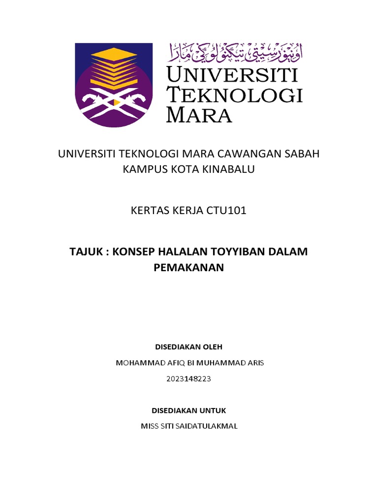 Kertas Kerja Ctu | PDF
