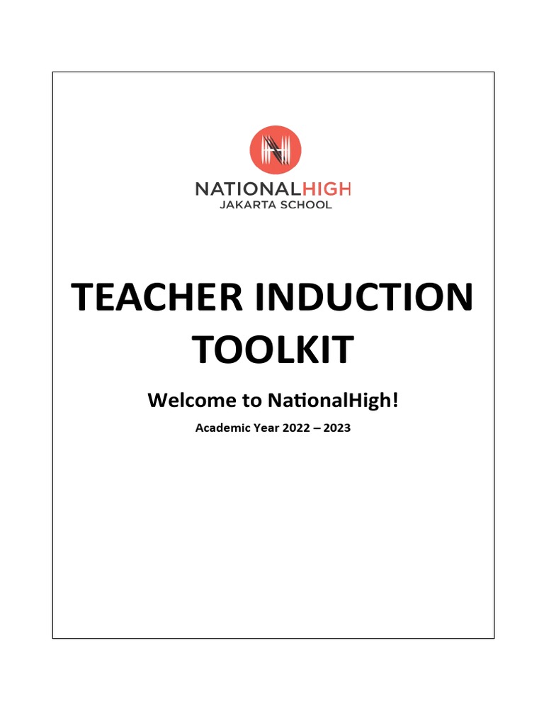 New Staff Induction Kit - Final - AY2022-2023 | PDF