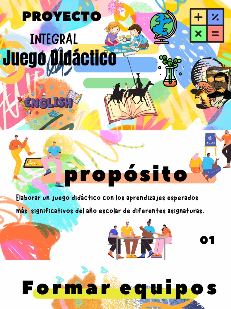 Proyecto Integral Juego Didáctico | PDF