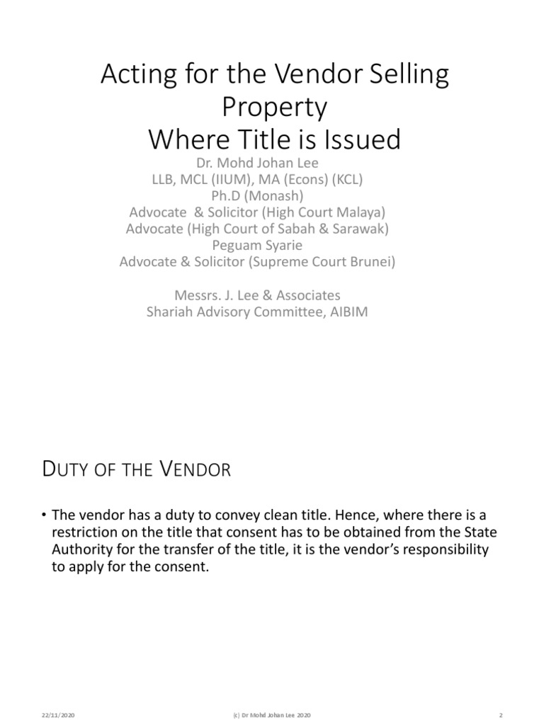 Acting For Vendor | PDF | Postage Stamp | Loans