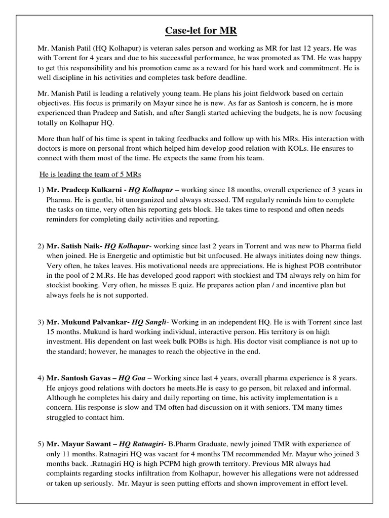 CPP Case-Let - For TM Nov-21' | PDF