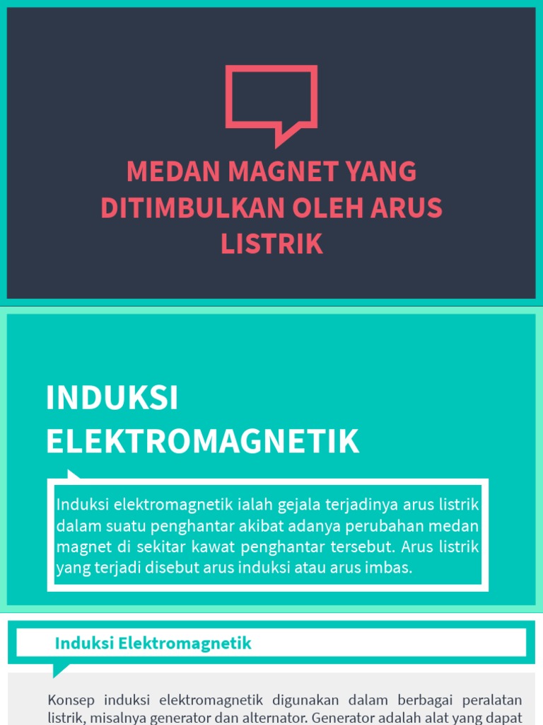 Medan Magnet Yang Ditimbulkan Arus Listrik | PDF