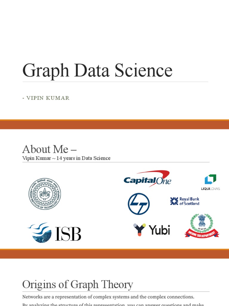 Graph Data Science - Vipin Kumar | PDF | Technology & Engineering Graph Data Science - Vipin Kumar | PDF | Technology & Engineering