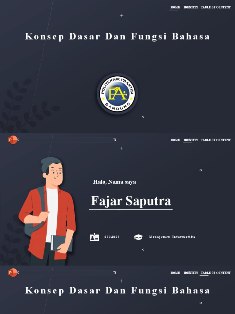 Fajar-MI-konsep Dasar Dan Fungsi Bahasa | PDF