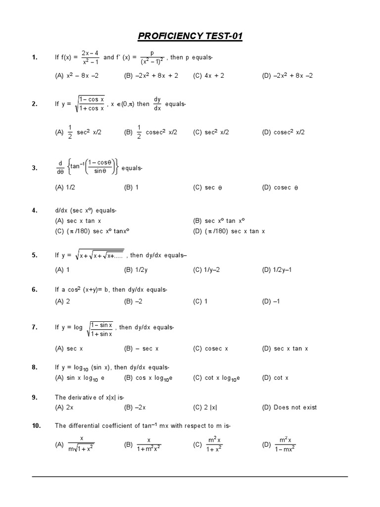 Method of Differentiation | PDF