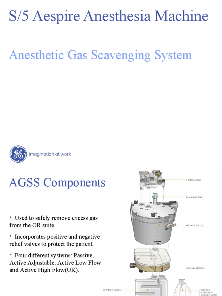 Anesthetic Gas Scavenging System Overview | PDF | Valve | Anesthesia
