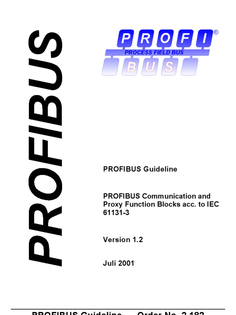 Profibus Guideline | PDF | Programmable Logic Controller | Subroutine