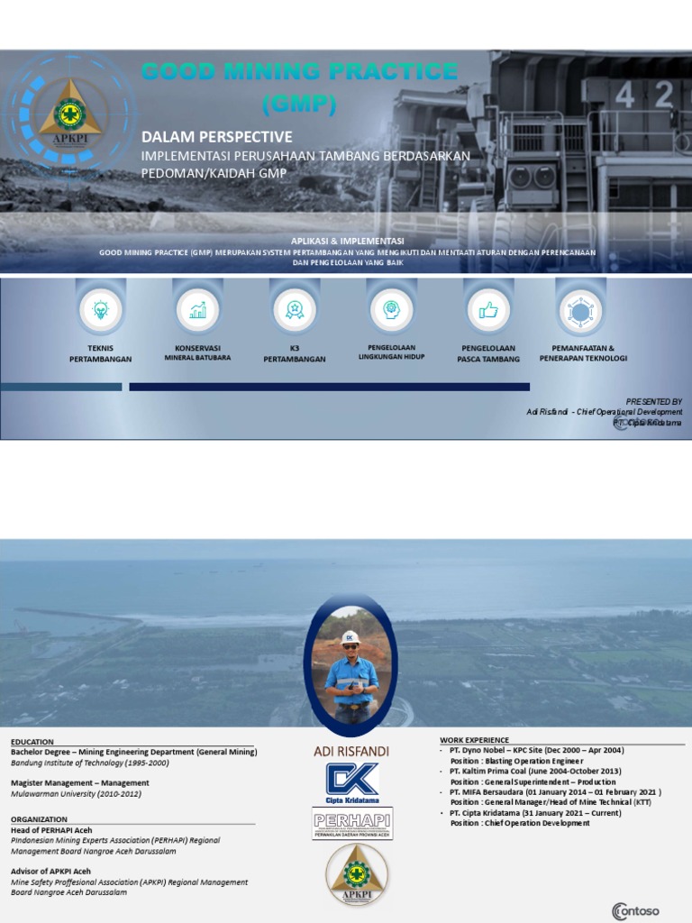 Apkpi - Good Mining Practice - Adi Risfandi | PDF