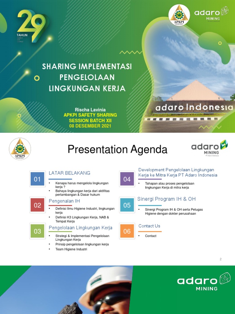 IMPLEMENTASI PENGELOLAAN LINGKUNGAN KERJA Materi Ibu. Richa Lavinia ...