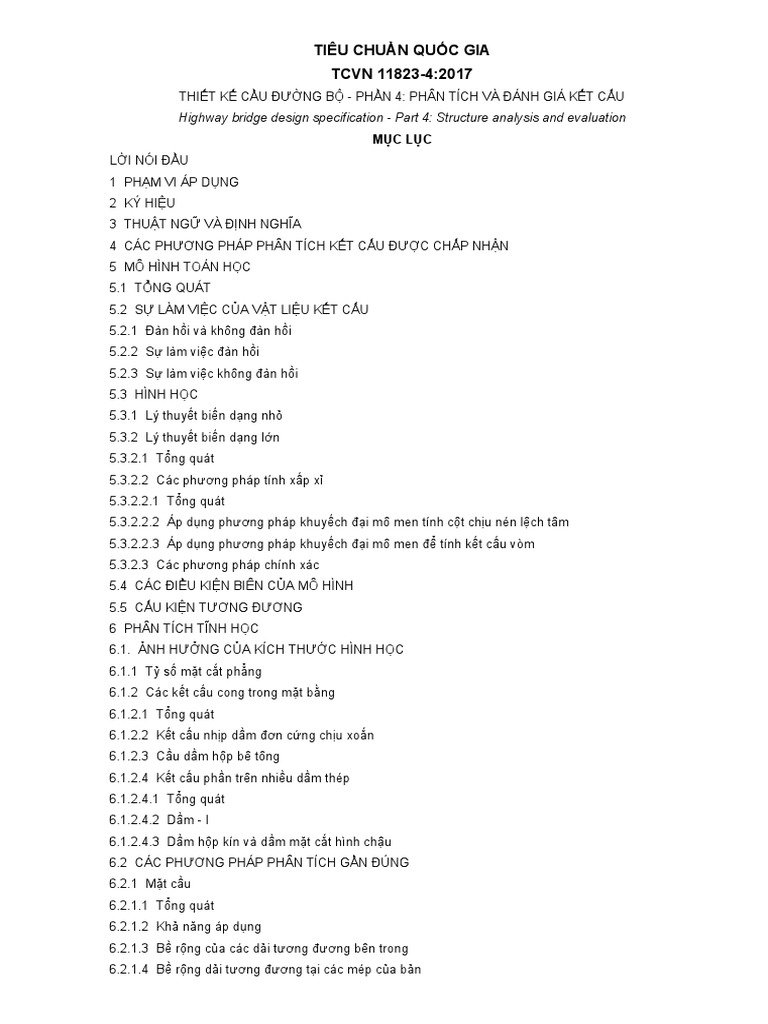 TCVN - 11823-4-2017-Phan Tich Va Danh Gia Ket Cau | PDF