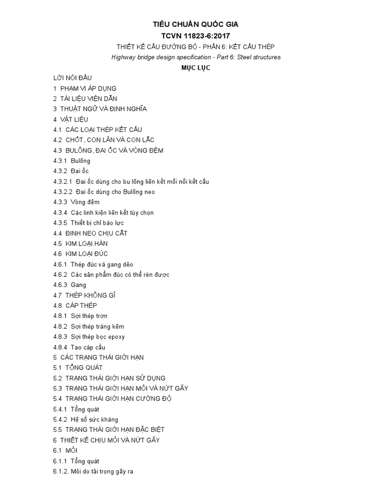 TCVN - 11823-6-2017-Ket Cau Thep | PDF