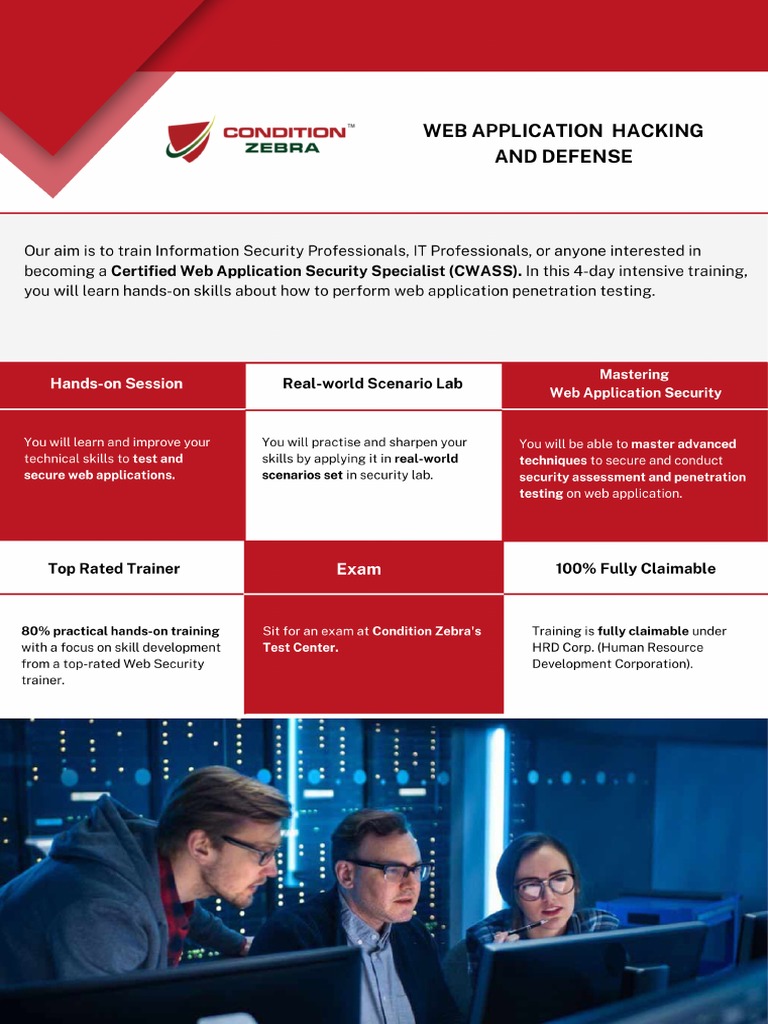 Web Application Hacking & Defense Brochure 2023 | PDF
