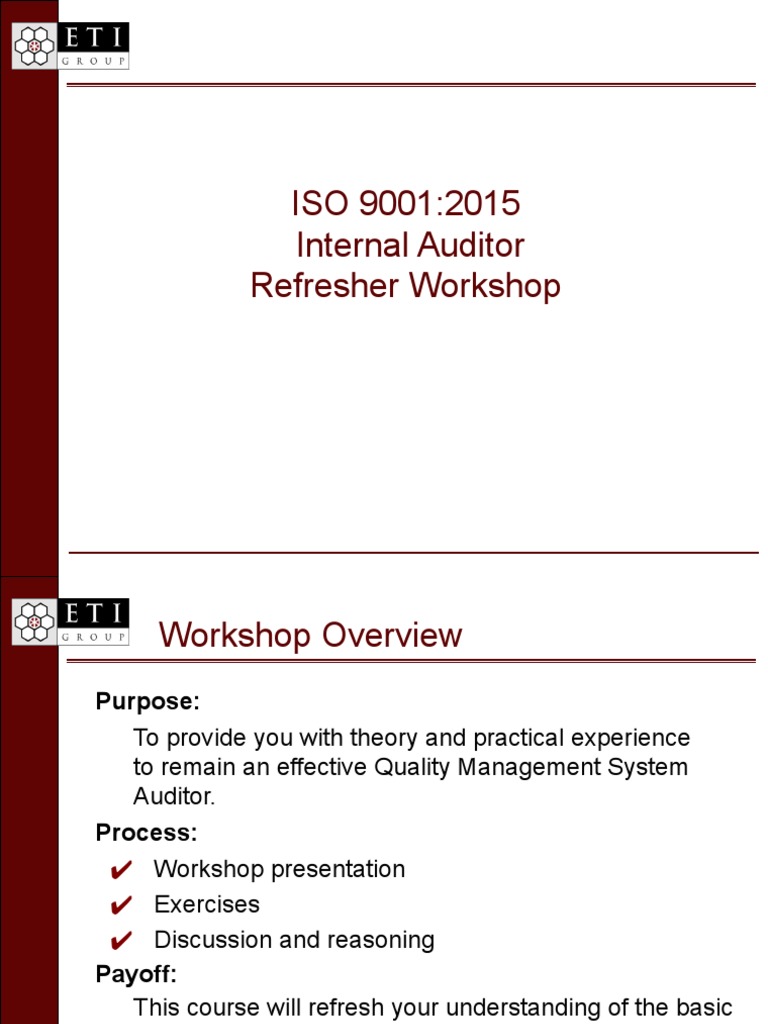 ISO 9001 2015 Internal Audit Process 03102021 1633274004996 | PDF ...