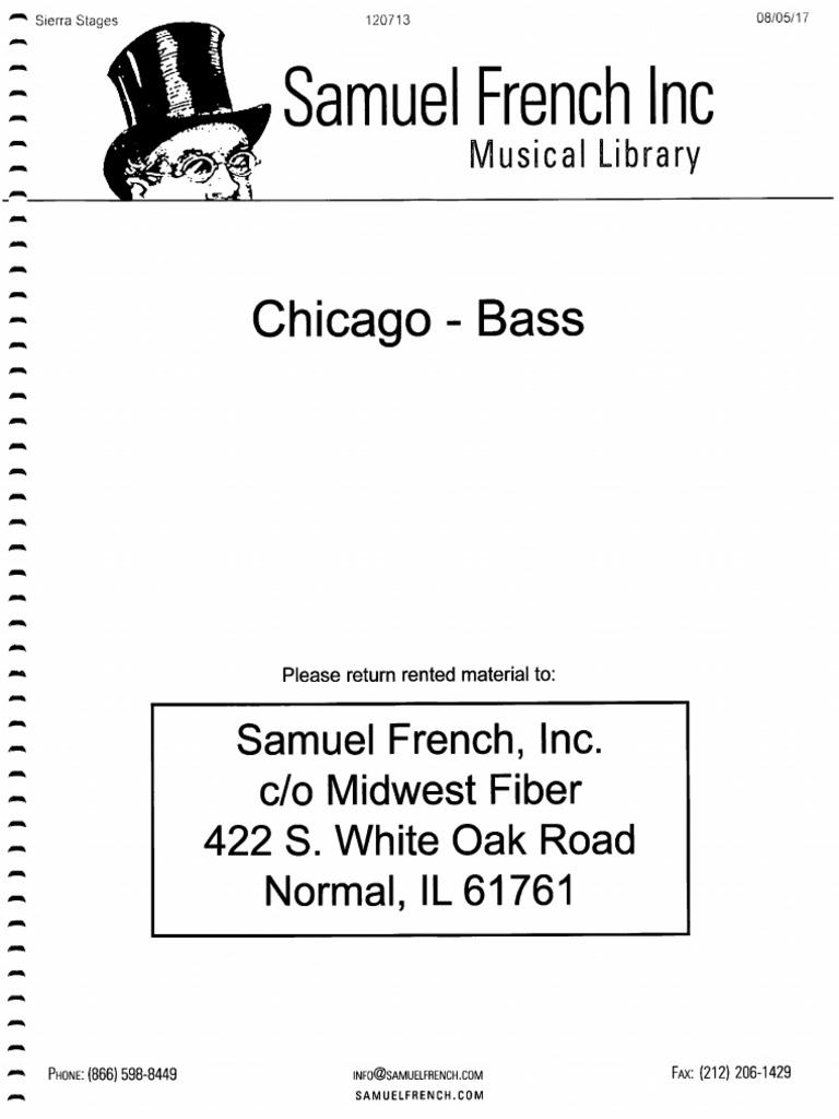 Chicago - Bass (Alt) | PDF
