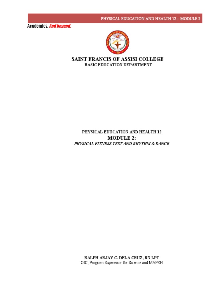 Peh 12 - Module 2 | PDF