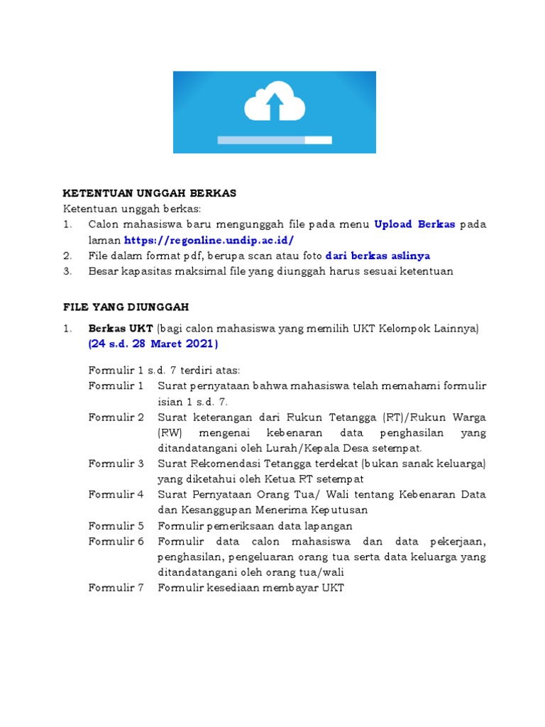 Upload Berkas | PDF