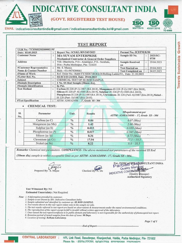 MTC & Lab Report | PDF
