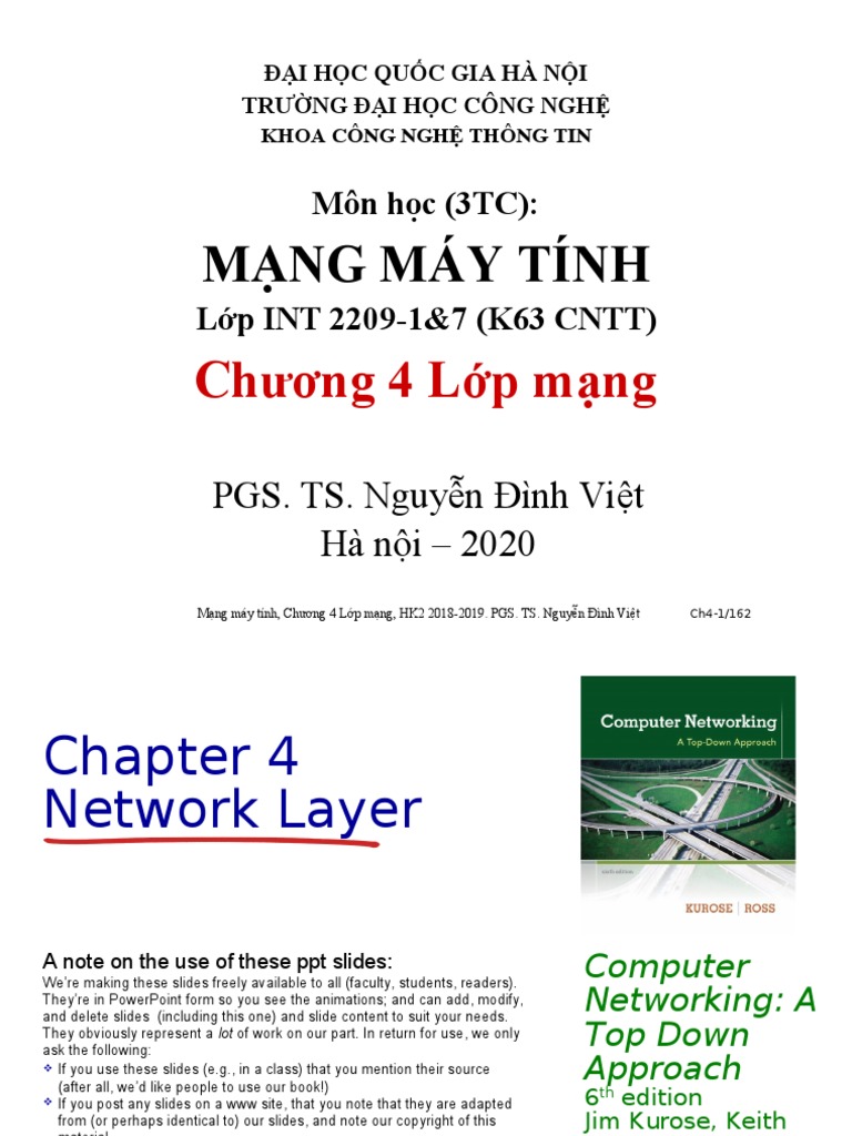 CN2020 Chapter4 Network Layer (VIE) | PDF
