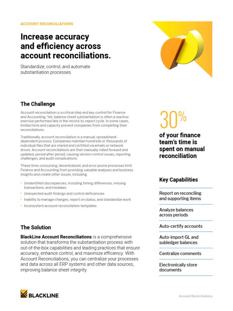 Blackline Datasheet | PDF | Audit | Balance Sheet