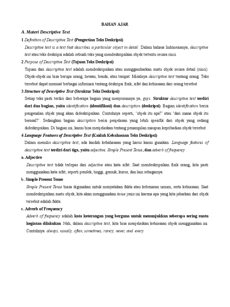 Bahan Ajar | PDF | Seni & Disiplin Bahasa