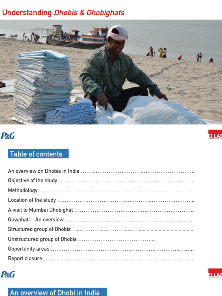 EILab P&G Dhobi Report | PDF | Laundry | Water