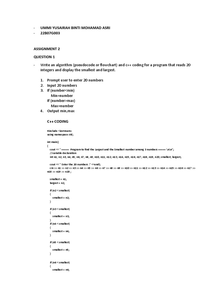 Assignment2 - PSCP | PDF