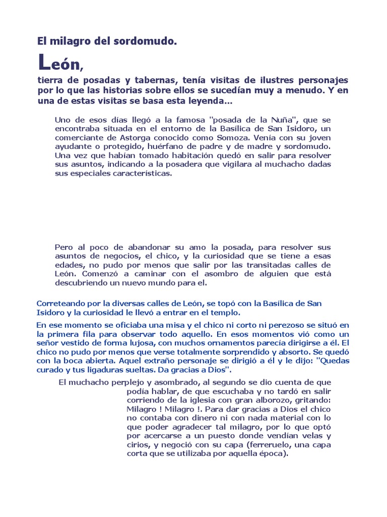 Leyendas de León 1 | PDF