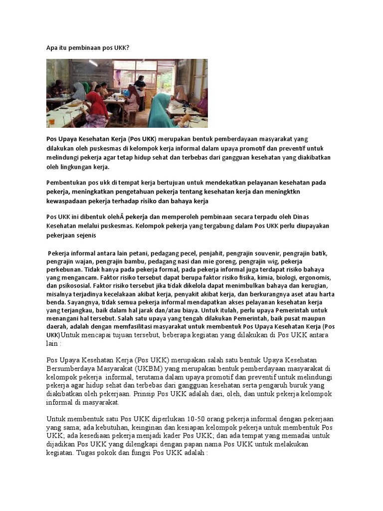 Materi Pos Ukk | PDF