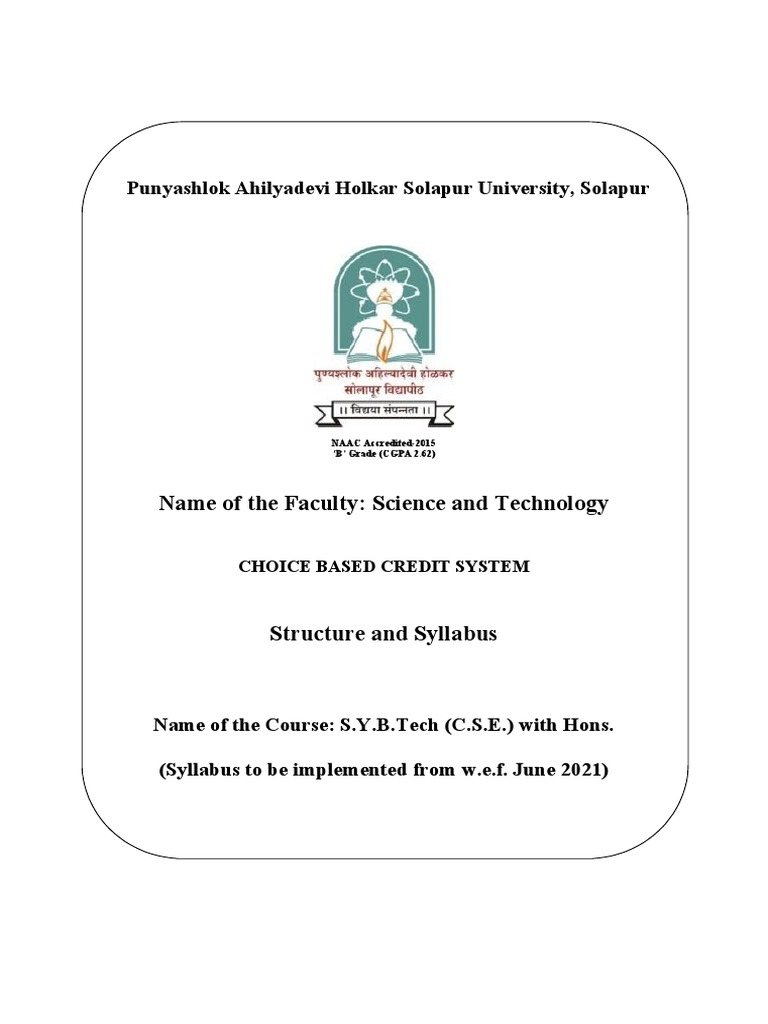 TY BTech CSE Honors Structures and Syllabus 220722 | PDF | Art | Computers