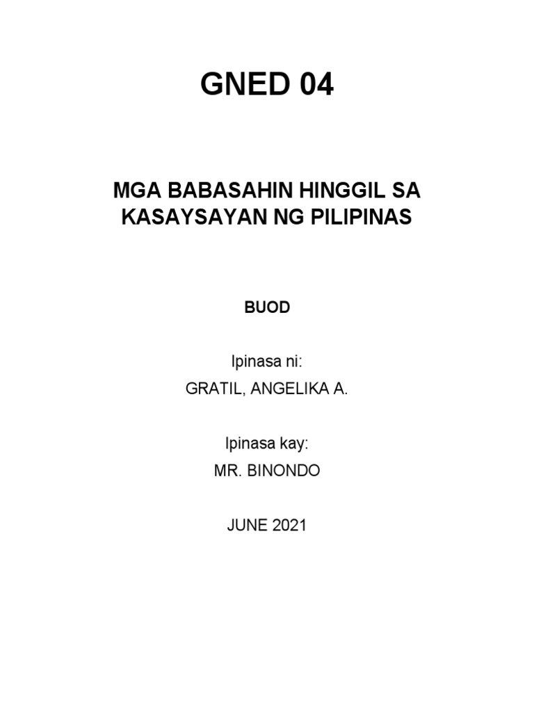 Gned 04 Summary | PDF