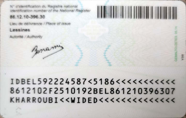 Carte D-Identité Verso | PDF