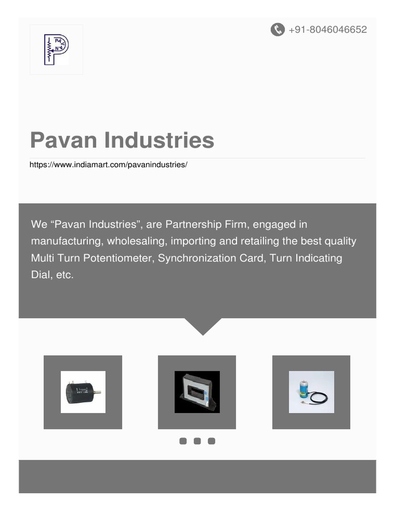 Pavan Industries | PDF | Technology & Engineering