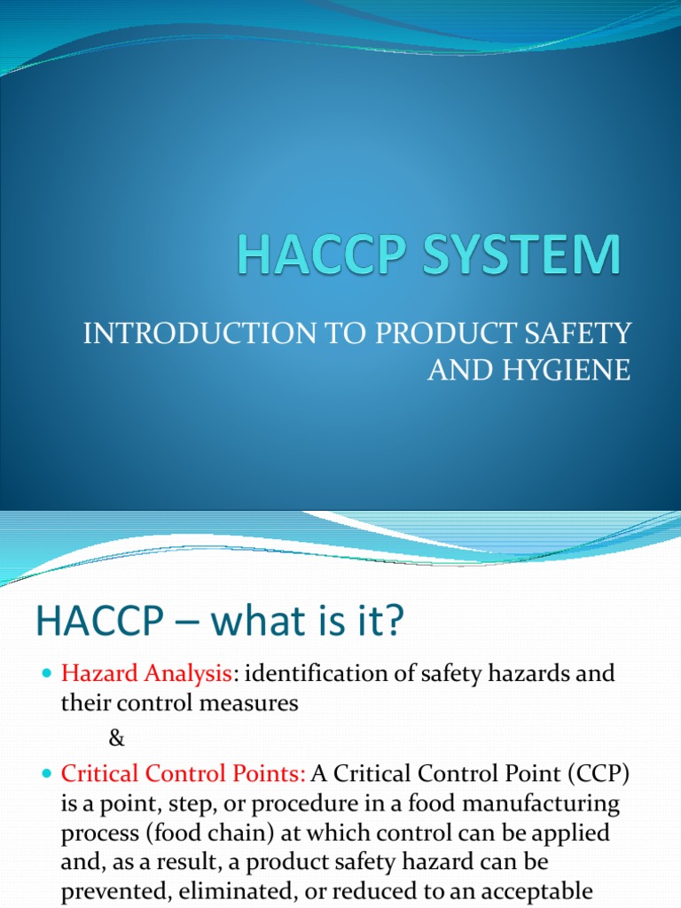 Haccp Awareness | PDF | Hazard Analysis And Critical Control Points ...