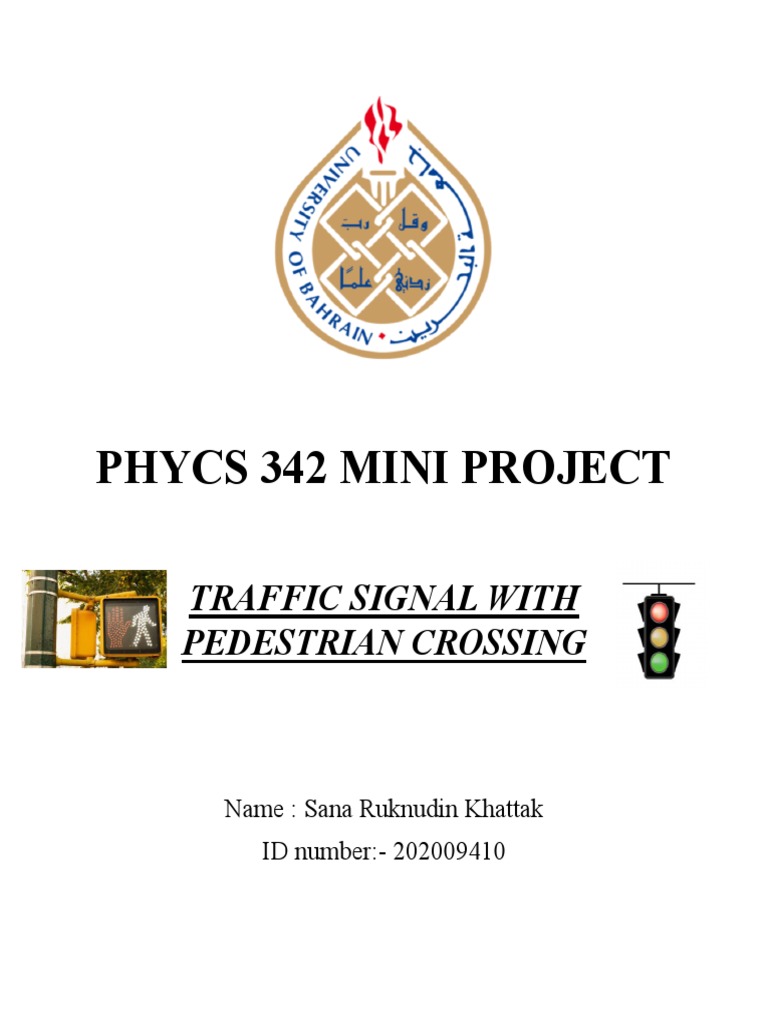 Digital Electronics Project | PDF | Traffic Light | Pedestrian Crossing