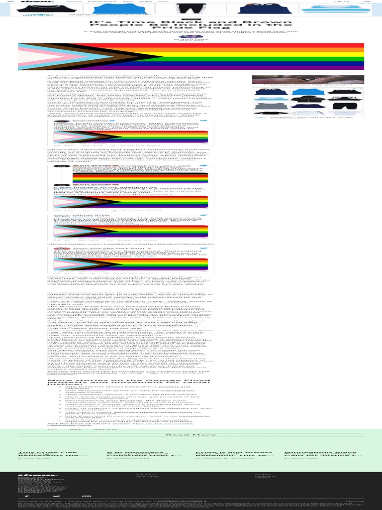 Pride Flag Redesign It's Time Black and Brown People Be Included Them | PDF