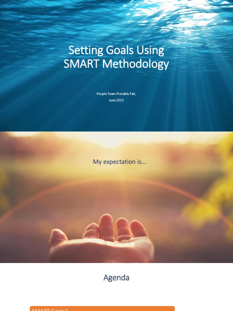 How To Set Goals Using SMART Metodology - 12.06.2023 | PDF