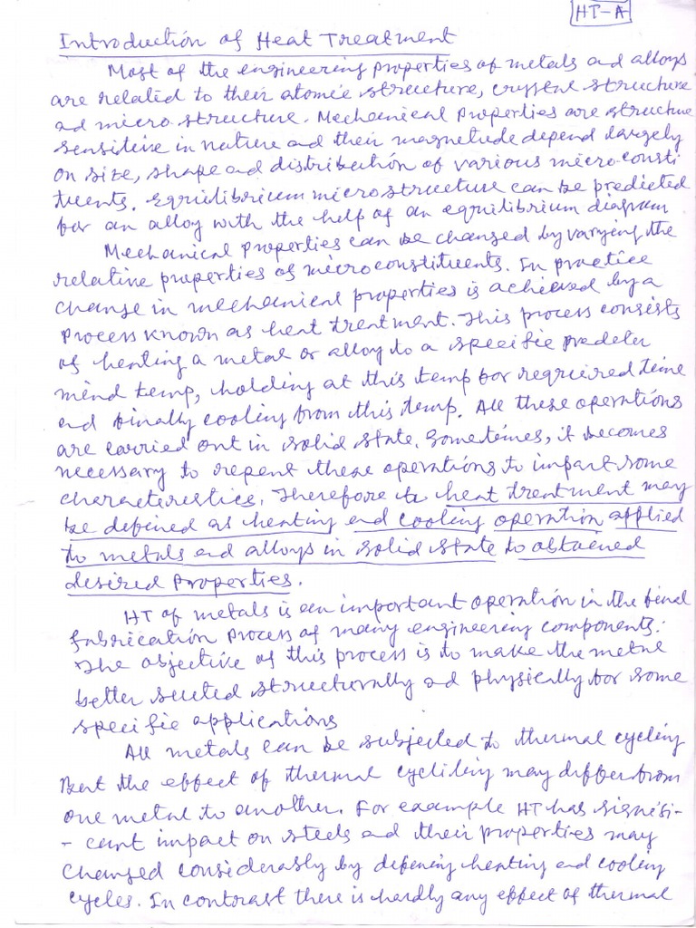 Basic HT Process and Steel | PDF