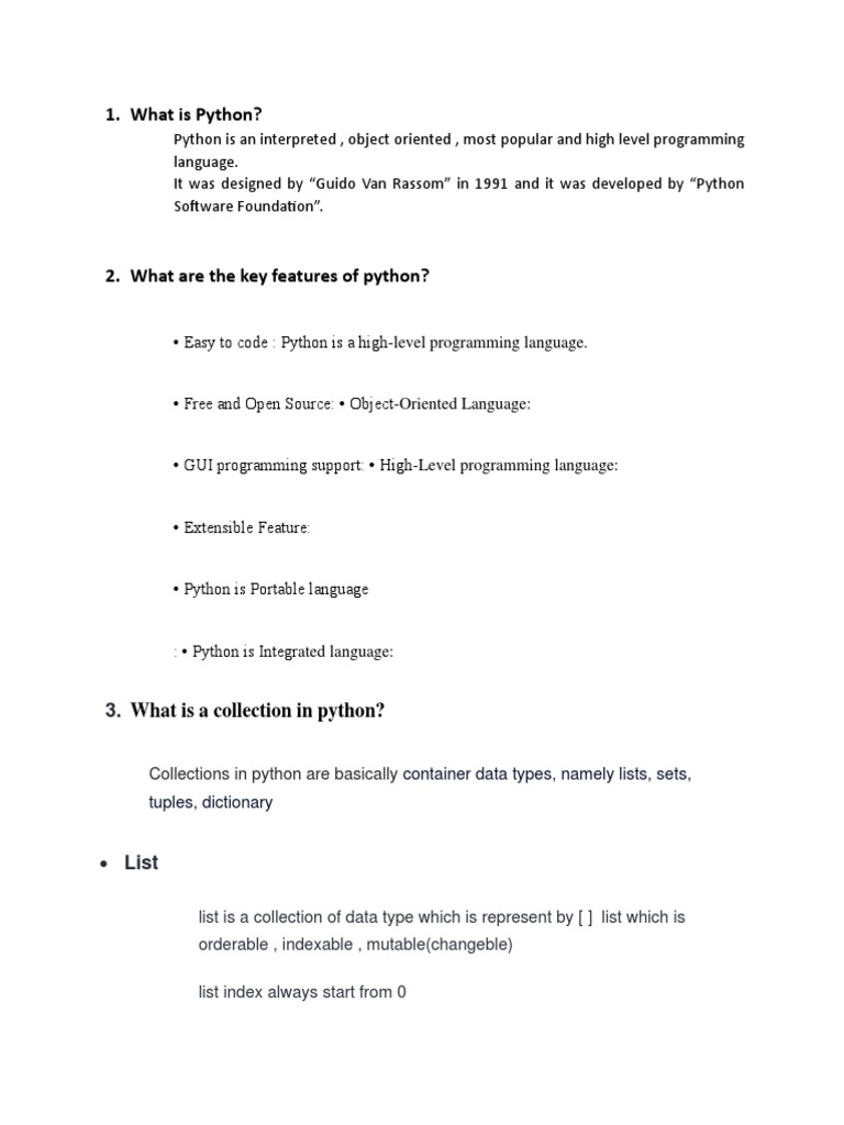 Python Imp | PDF Python Imp | PDF