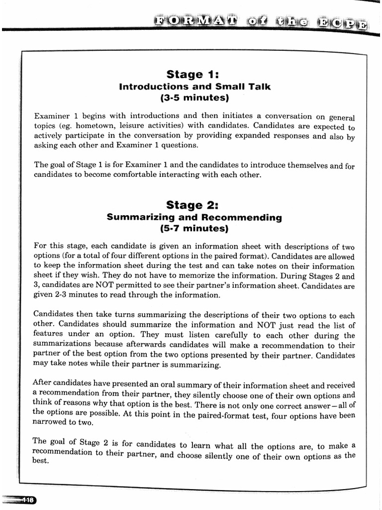 Mastering Michigan- Speaking Stages + Paraphrasing | PDF