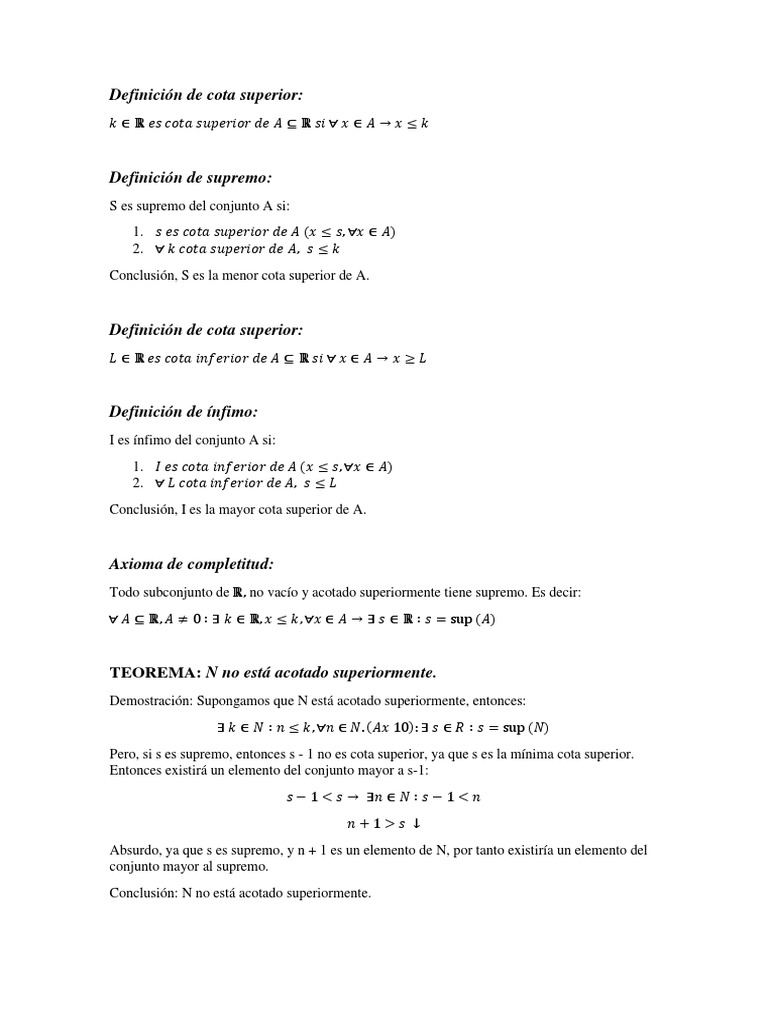 Resumen CDIV Primer Parcial | PDF | Integral | Función monotónica